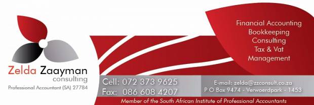 Zelda Zaayman Consulting (Pty) Ltd - Accounting Firm - Alberton